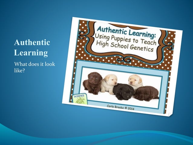 Authentic learning | PPT