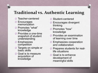 Authentic learning | PPT