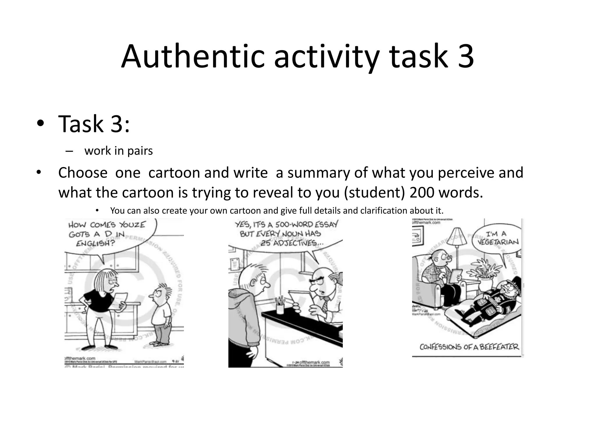 Authentic learning activity | PPT
