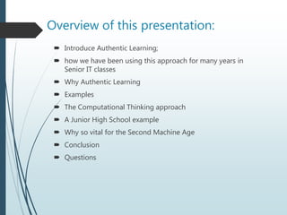 Authentic Learning - an NPN Presentation | PPTX