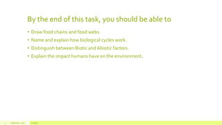 Authentic learning task | PPTX | Environment | Science