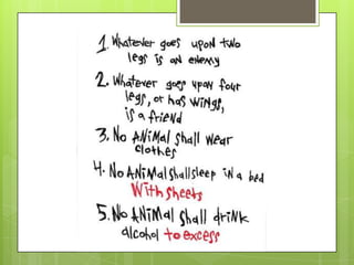 Authentic learning task Animal Farm | PPTX