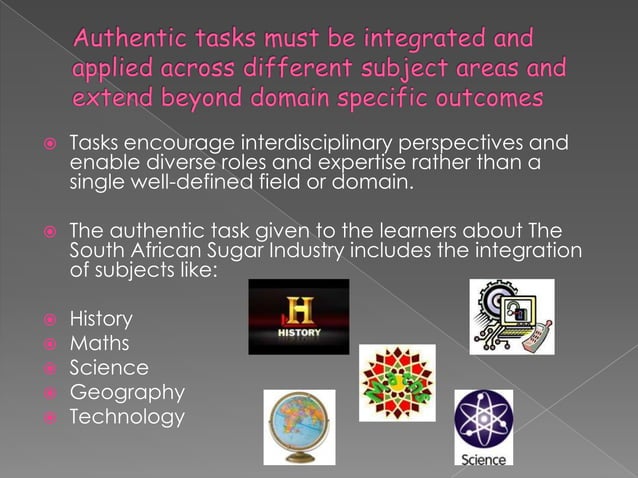 Authentic learning tasks | PPT