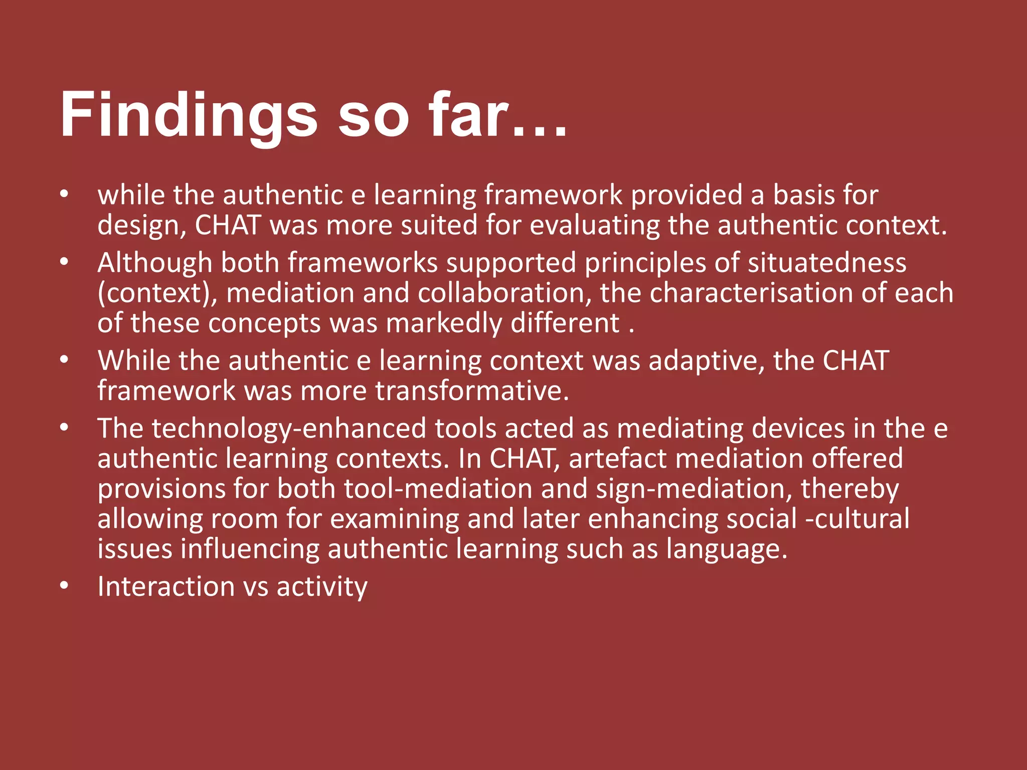 Authentic learning vs chat | PPTX