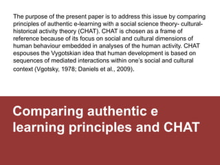 Authentic learning vs chat | PPTX