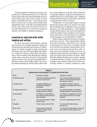 Authentic Literacy Activities For Developing Comprehension And Writing ...