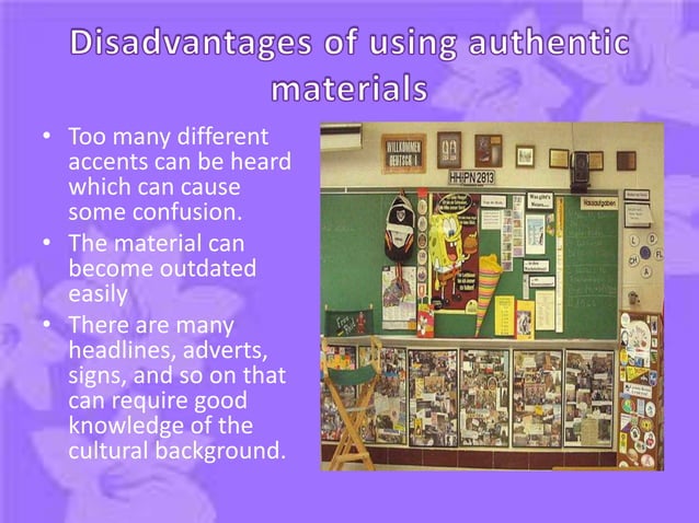 Authentic materials | PPTX