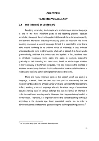 Reading Material: Authentic Materials in Vocabulary Teaching | PDF