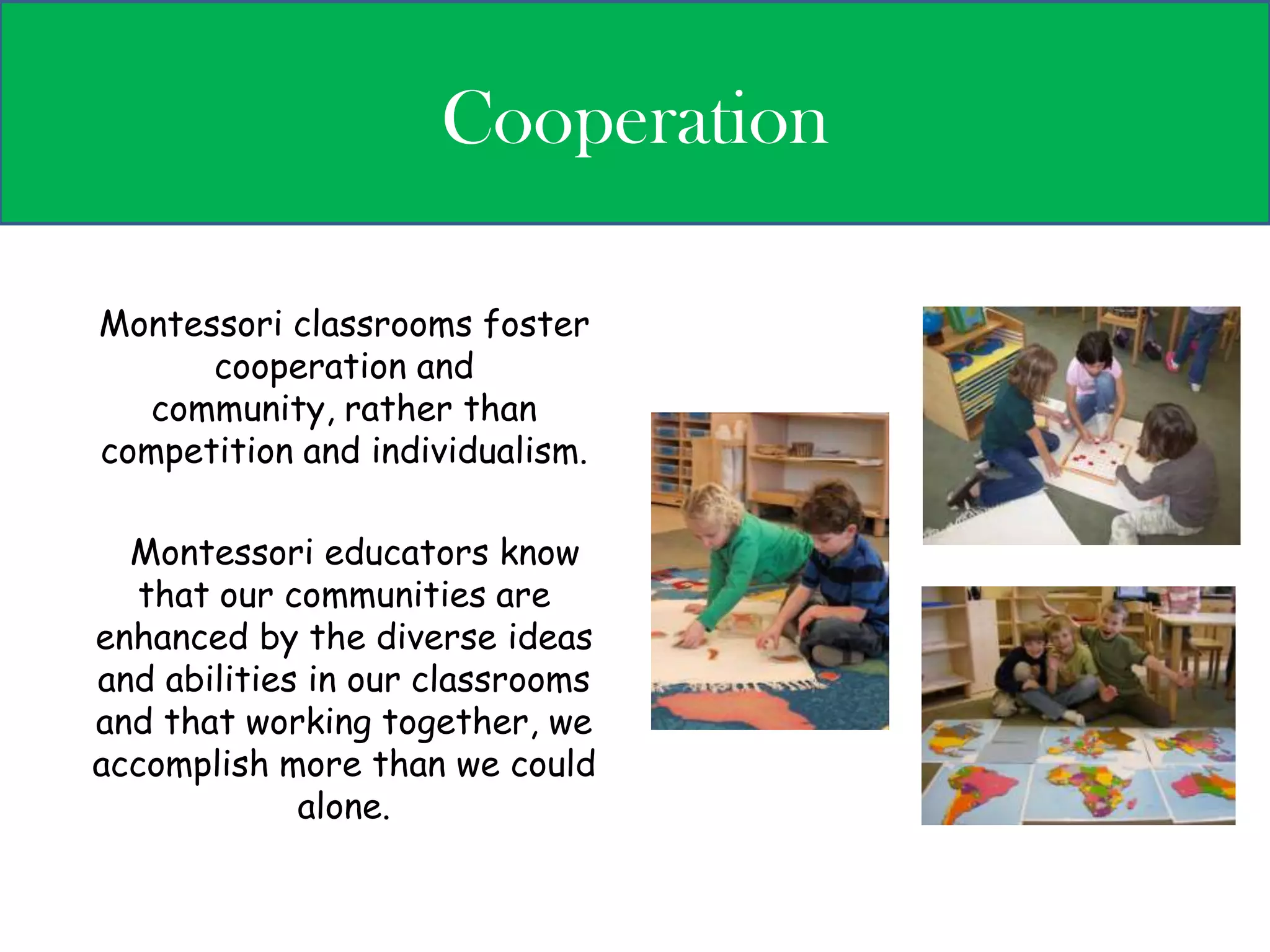 Authentic Montessori Powerpoint | PPTX | Daycare and Pre-School | Parenting