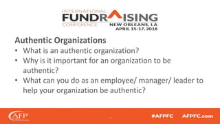 Authentic Organizations | PPT