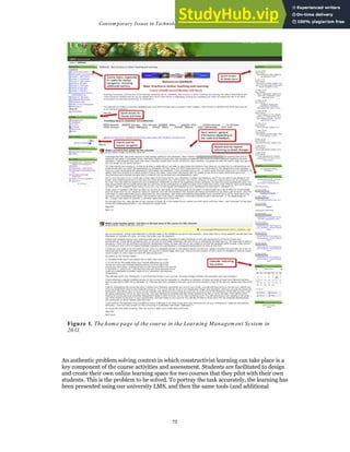 Authentic Project-Based Design Of Professional Development For Teachers ...