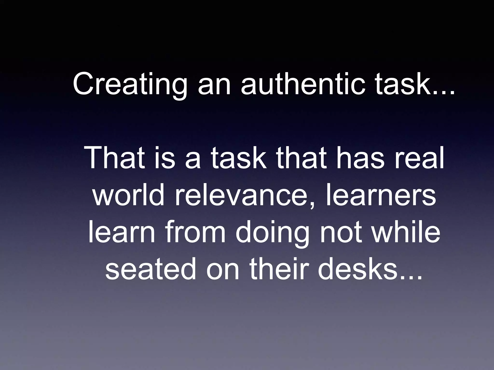 Authentic task | PPTX