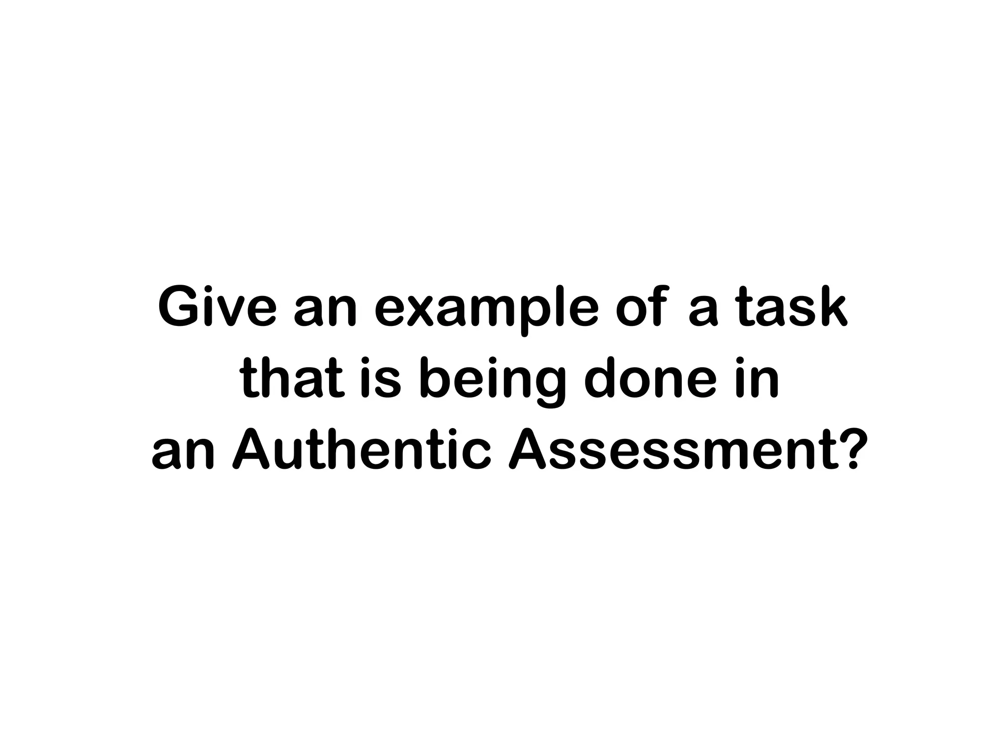 Authentic Tasks | PPTX