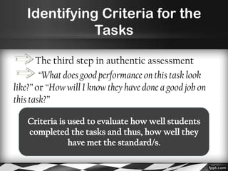 Authentic Tasks | PPTX