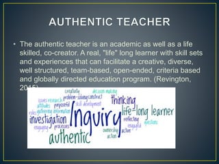 Authentic teaching & learning methods | PPTX