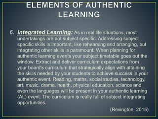 Authentic teaching & learning methods | PPTX