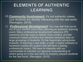 Authentic teaching & learning methods | PPTX
