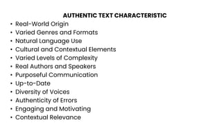 Authentic text for twelve degree ppt.pptx