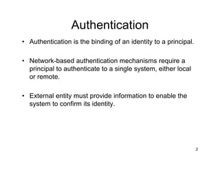Authetication ppt | PPT