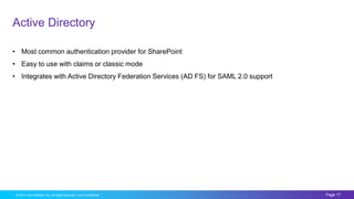 SharePoint Authorization and Authentication-Controlling Access to Documents and Data | PPTX ...