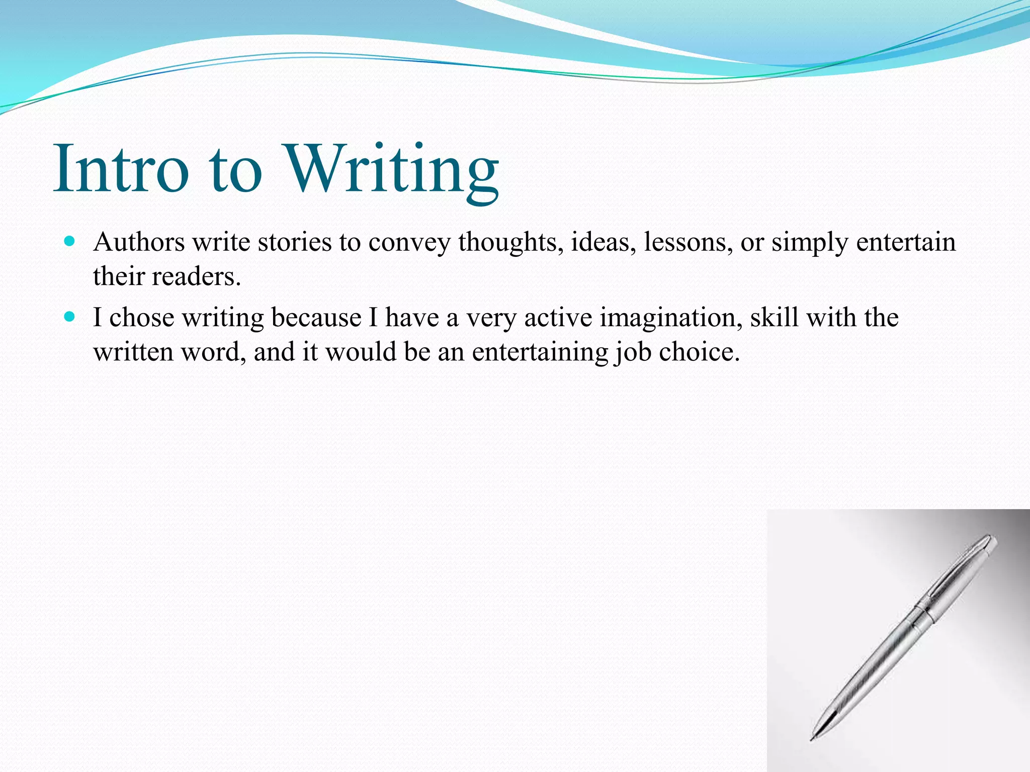 Author career presentation | PPTX