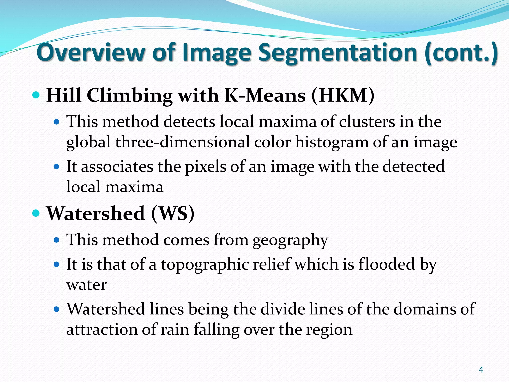 Segmentation Of Color Image Using Adaptive Thresholding And Masking With Watershed Algorithm Ppt