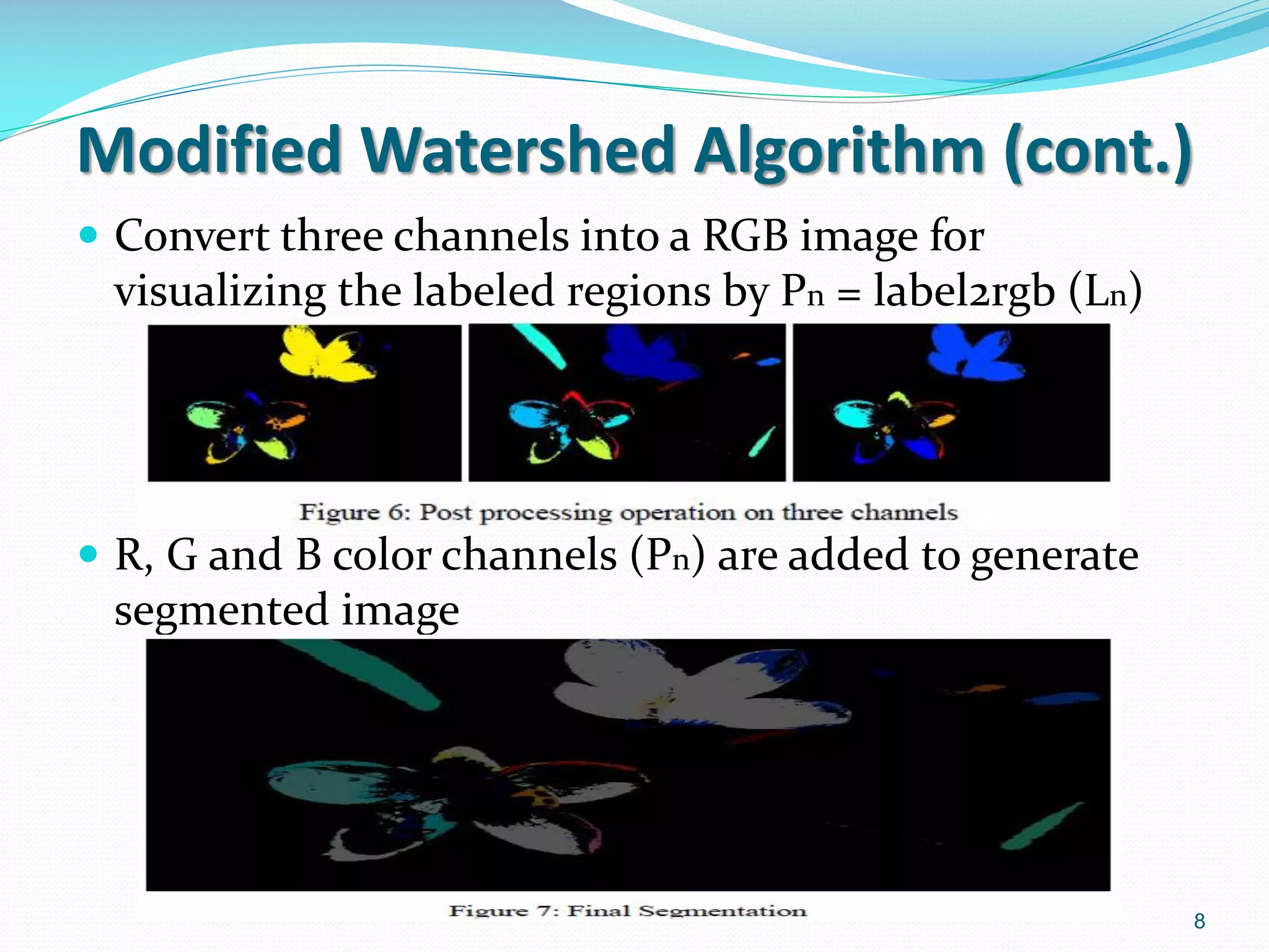 Segmentation Of Color Image Using Adaptive Thresholding And Masking With Watershed Algorithm Ppt