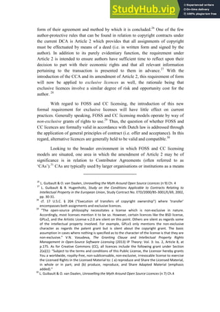 Author-Protective Rules And Alternative Licences A Review Of The Dutch Copyright Contract Act | PDF