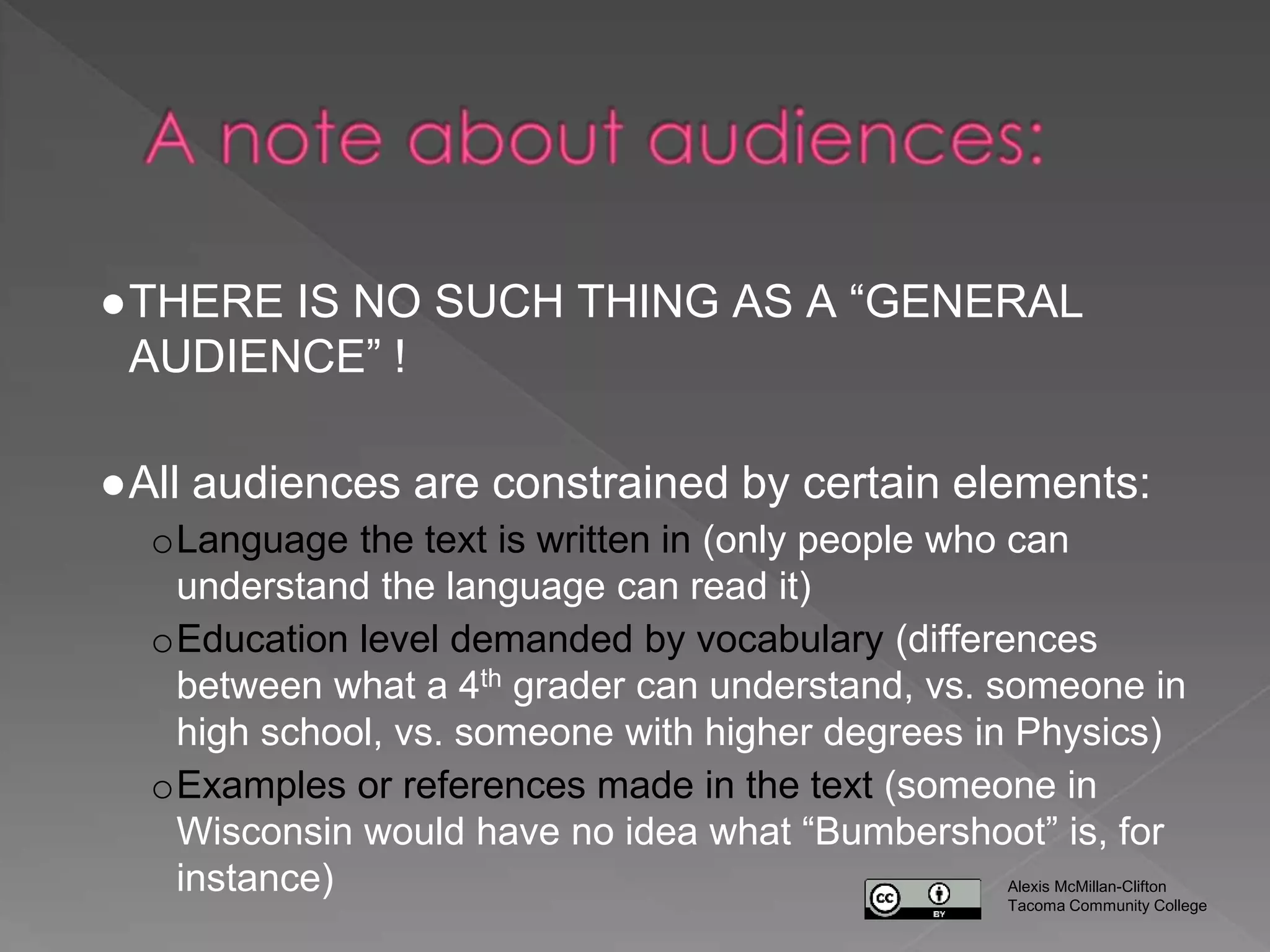 (Author, audience, purpose) Rhetorical Context | PPTX