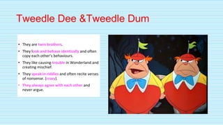 Author & charcaters | PPT | Free Download