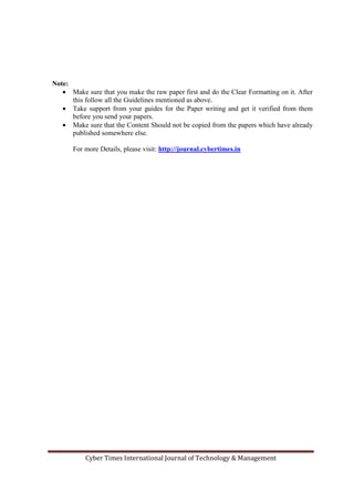 Author guidelines | PDF