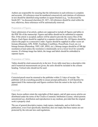Author guidelines | DOC | Desktop Publishing | Computer Software and ...
