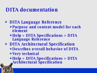 Authoring and Publishing with XMetaL and DITA | PPT