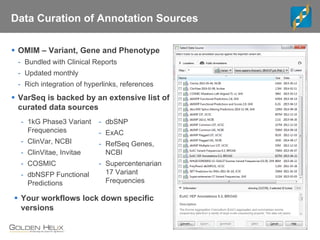 Authoring Clinical Reports in VarSeq | PPT
