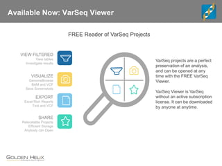 Authoring Clinical Reports in VarSeq | PPT