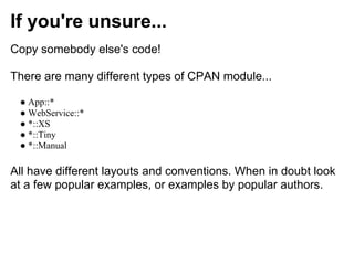 Authoring CPAN modules | PPT