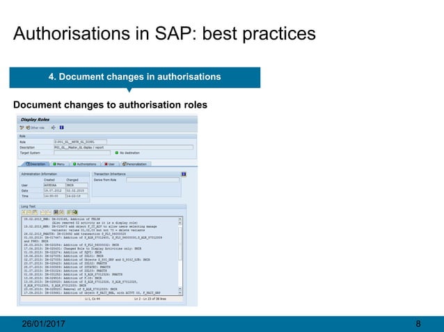 Authorisations in SAP: best practices
