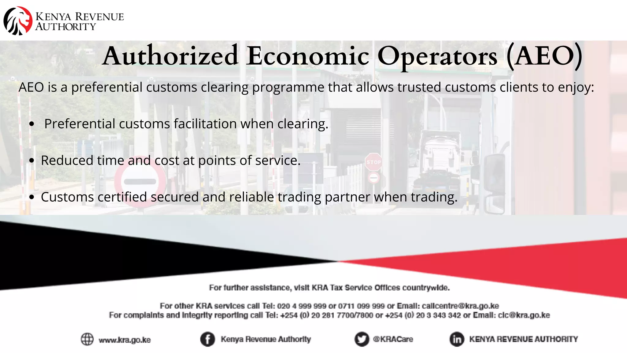 Authorized Economic Operators(AEO) | PPT