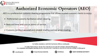 Authorized Economic Operators(AEO) | PDF