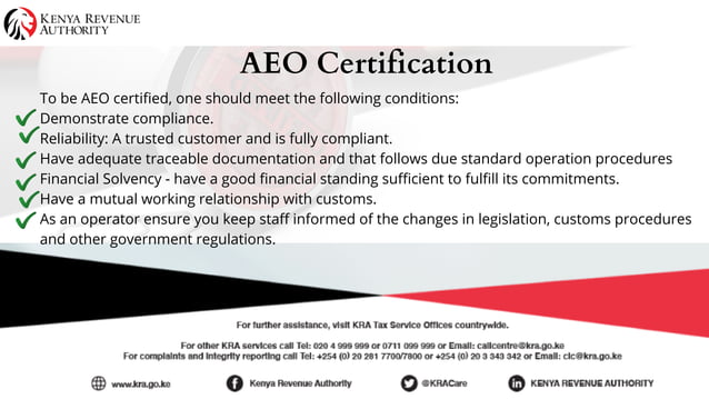 Authorized Economic Operators(AEO) | PDF | Business | Business and Finance