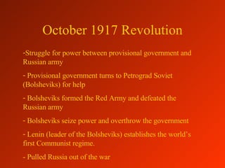 Authoritarian Regimes - USSR | PPT