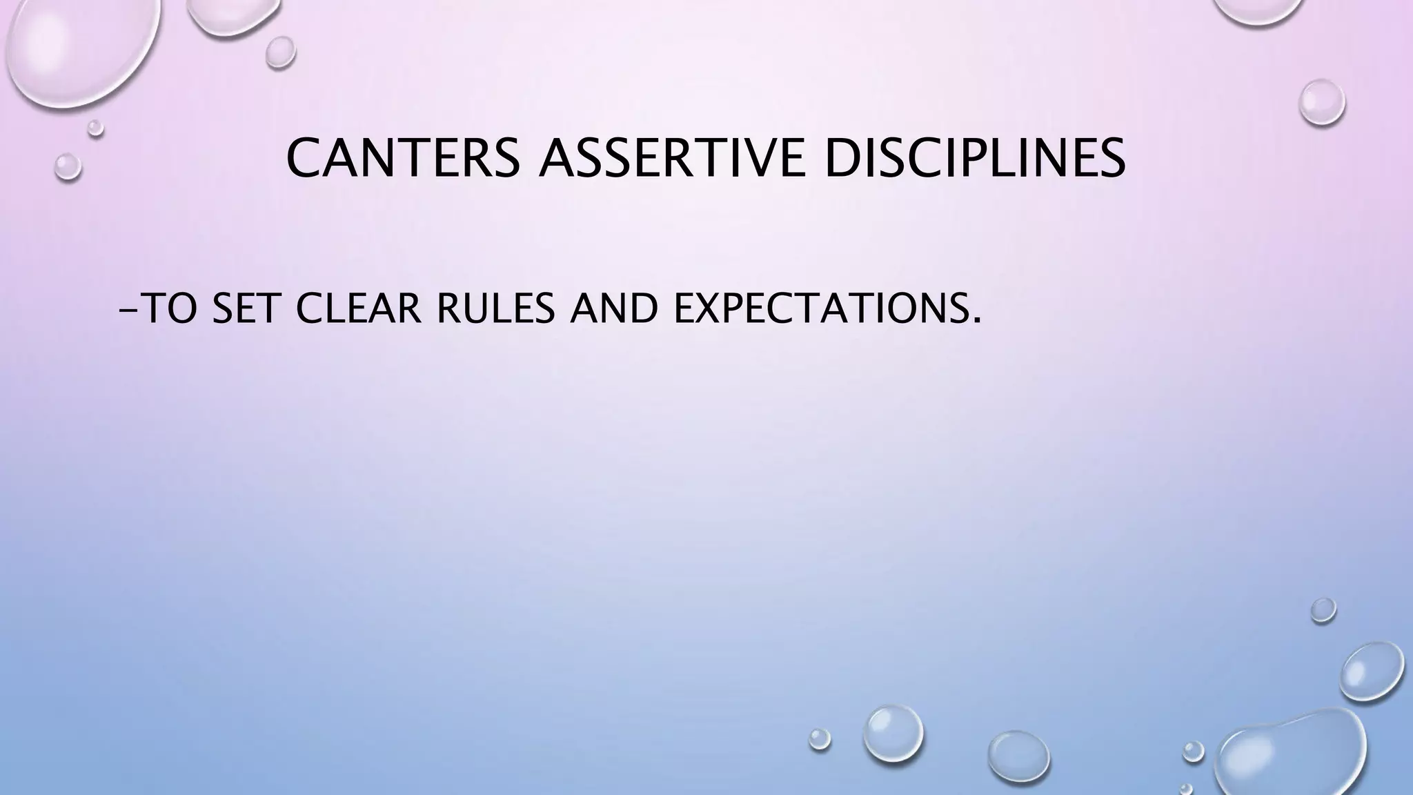 Authoritarian classroom management | PPTX