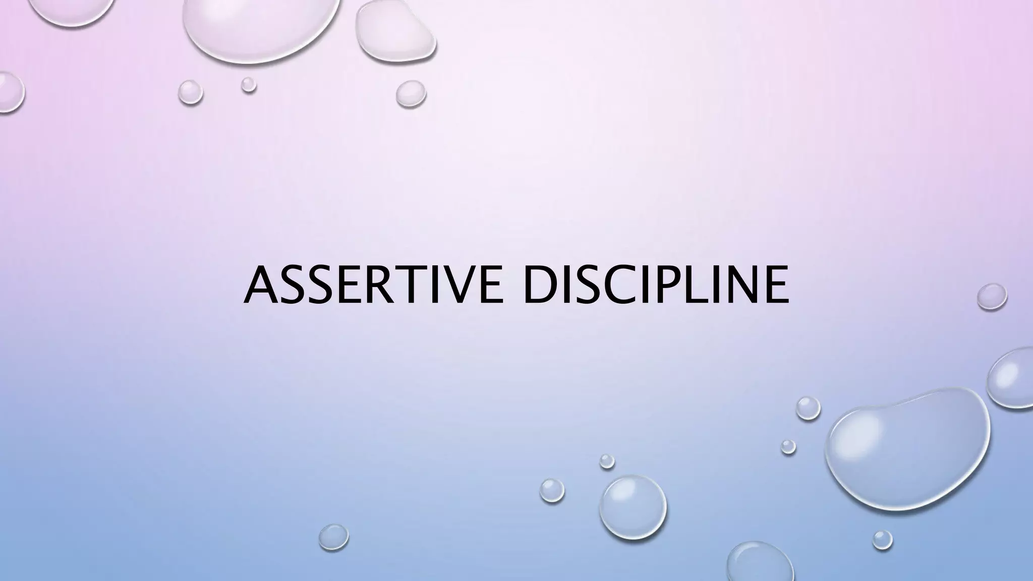 Authoritarian classroom management | PPTX