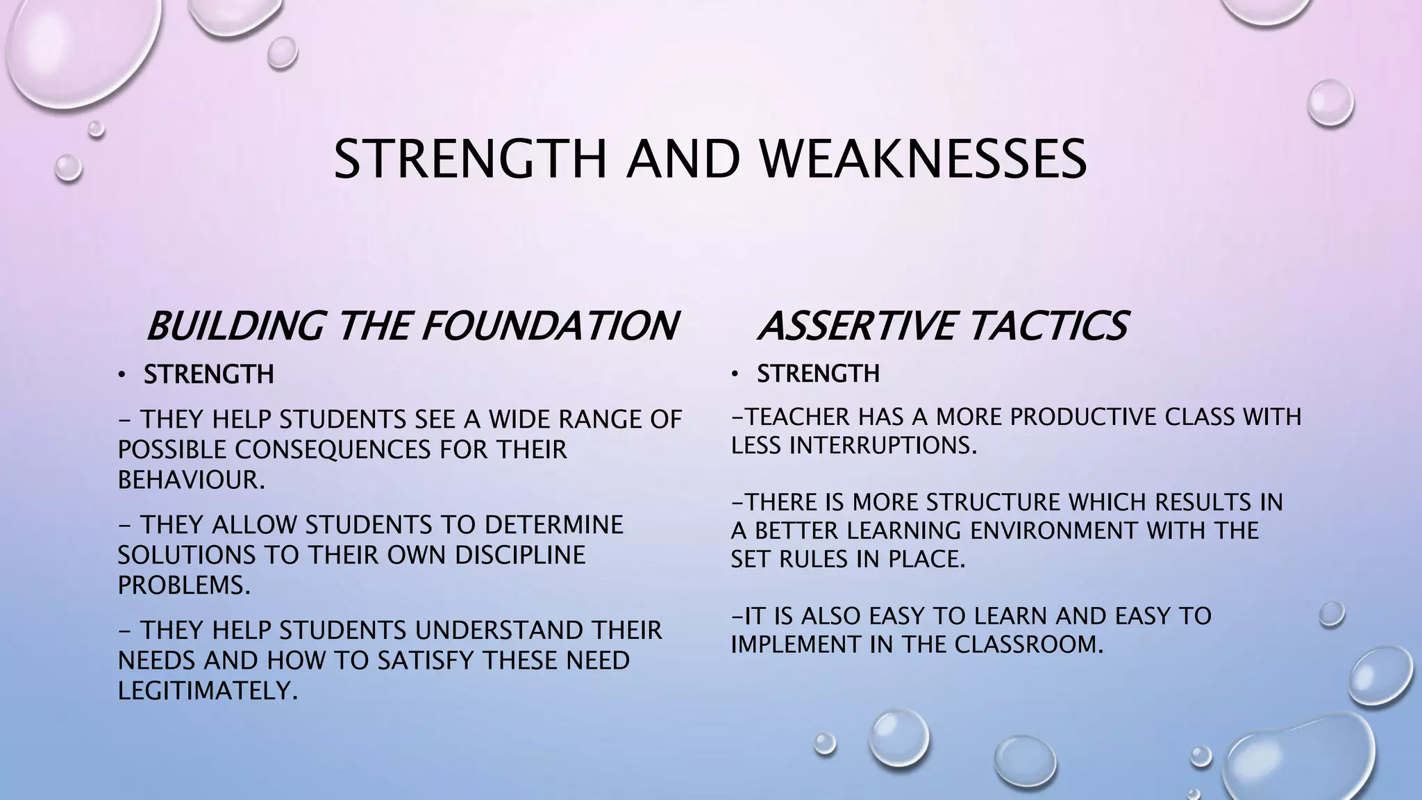 Authoritarian classroom management | PPTX