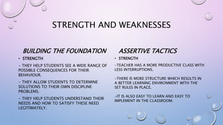 Authoritarian classroom management | PPTX