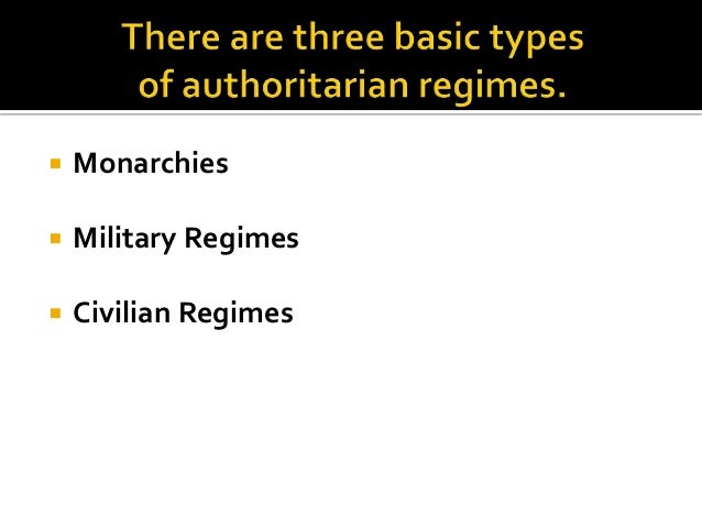 Authoritarian Regime