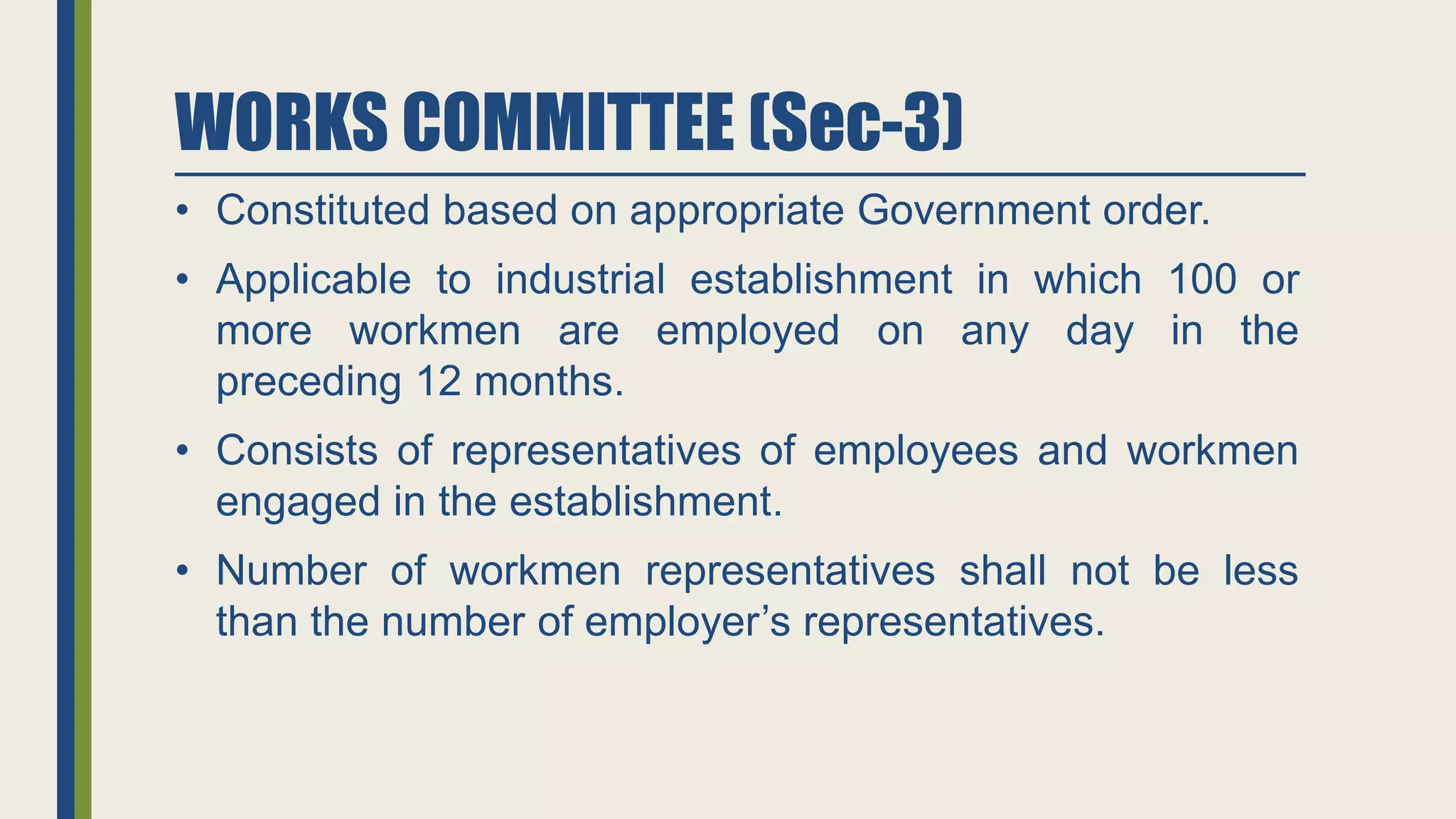 Authorities of industrial dispute act, 1947 | PPTX