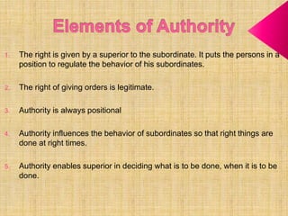 Authority and delegation | PPT