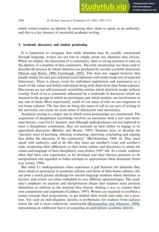 Authority And Invisibility Authorial Identity In Academic Writing | PDF