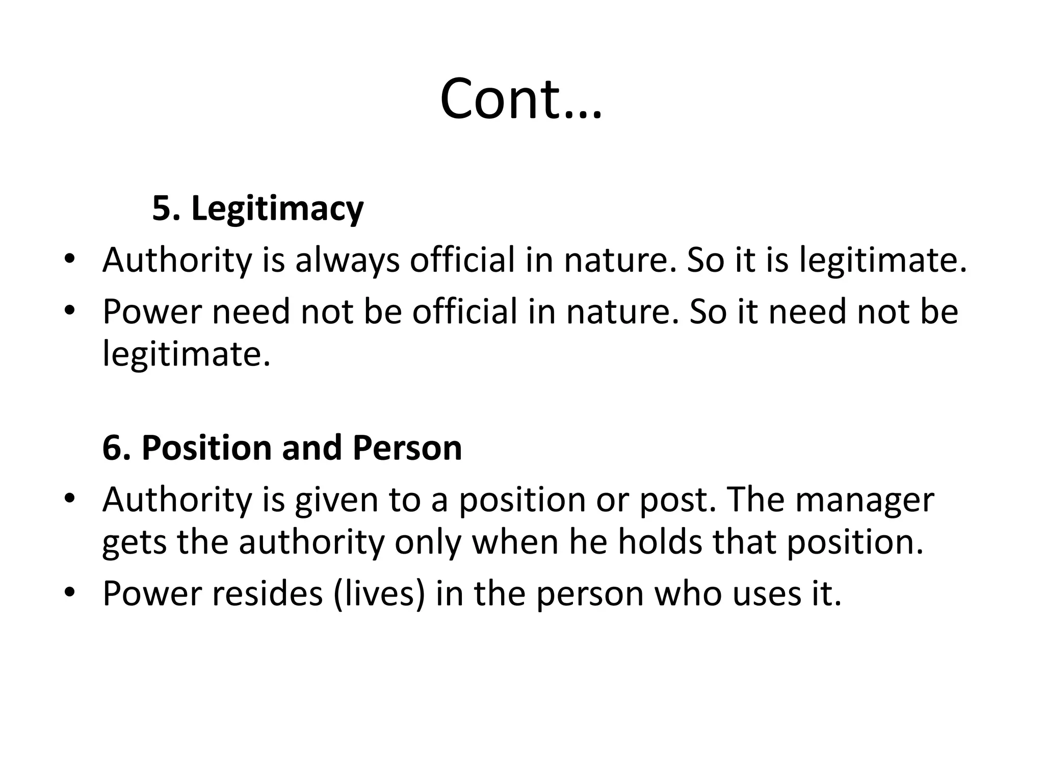 Authority and power | PPTX